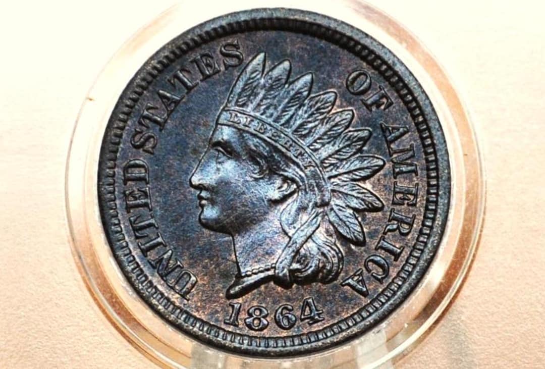 1864-L Indian Head Penny Bronze - Uncirculated With Prior Corrosion ...