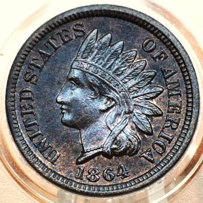 1864 L Indian Head - Etsy