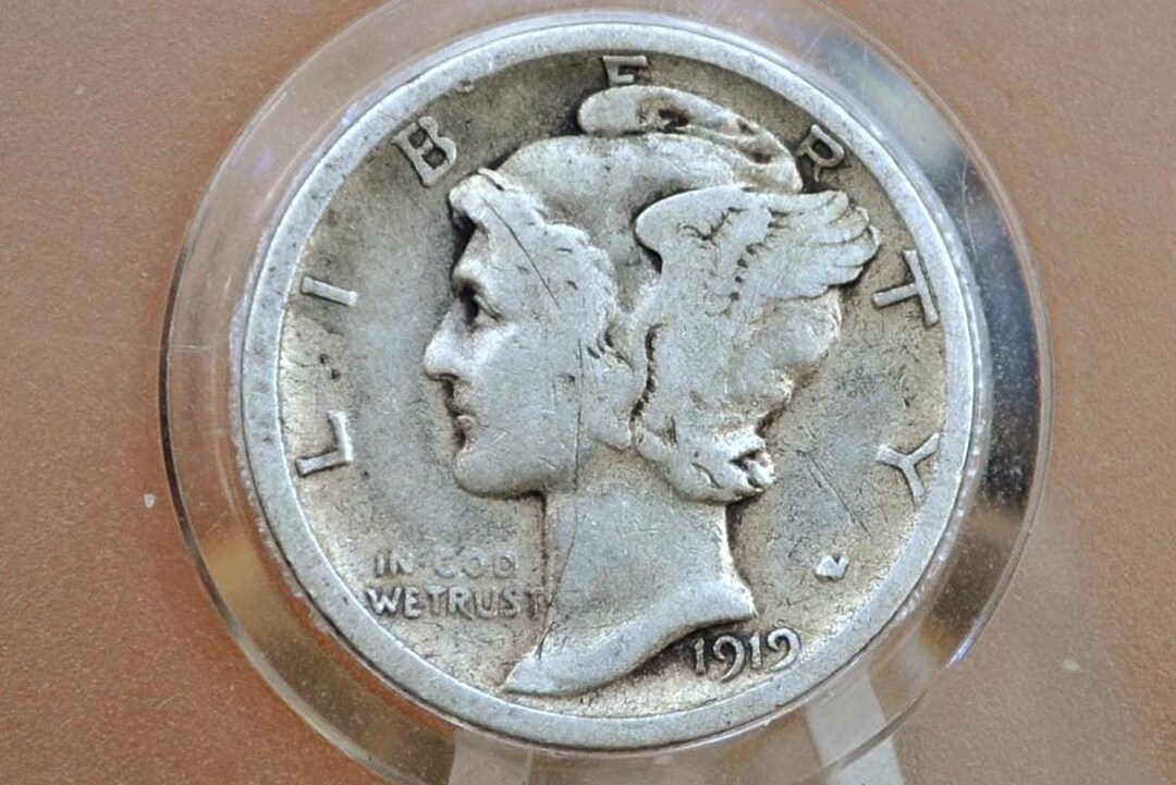 1919 D Mercury Silver Dime - Choose by Grade / Condition - Denver Mint ...