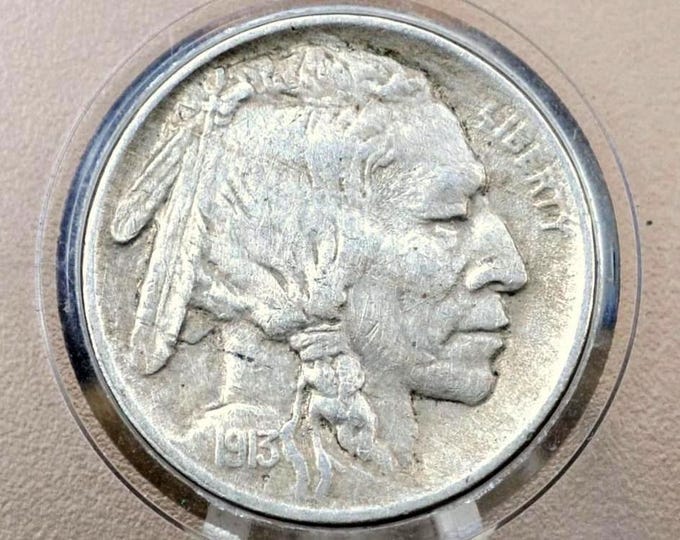 1913 Buffalo Nickel Type 2 - Choose by Grade - First Year Made - Indian ...