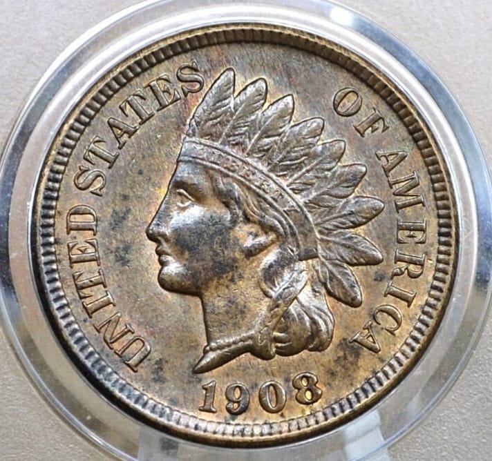 1908 Indian Head Penny - Choose by Grade / Condition - Philadelphia ...
