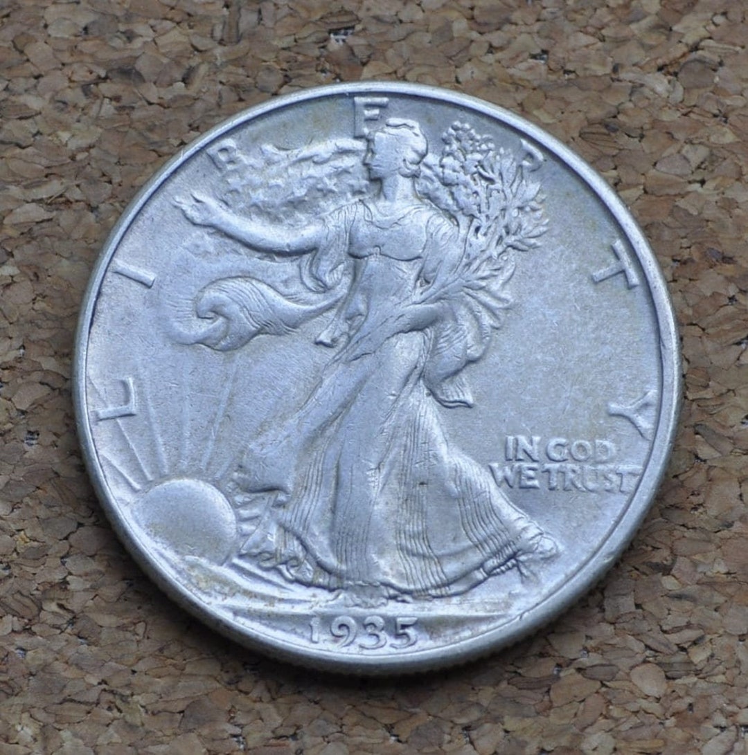 1935-D Walking Liberty Silver Half Dollar Choose by Grade Denver Mint ...