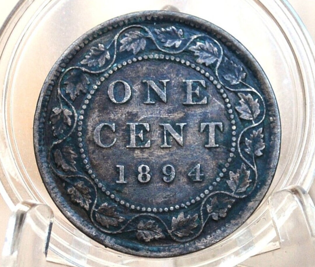 1894 Canadian Cent - XF (extremely Fine), Great Details - 1894 Penny ...