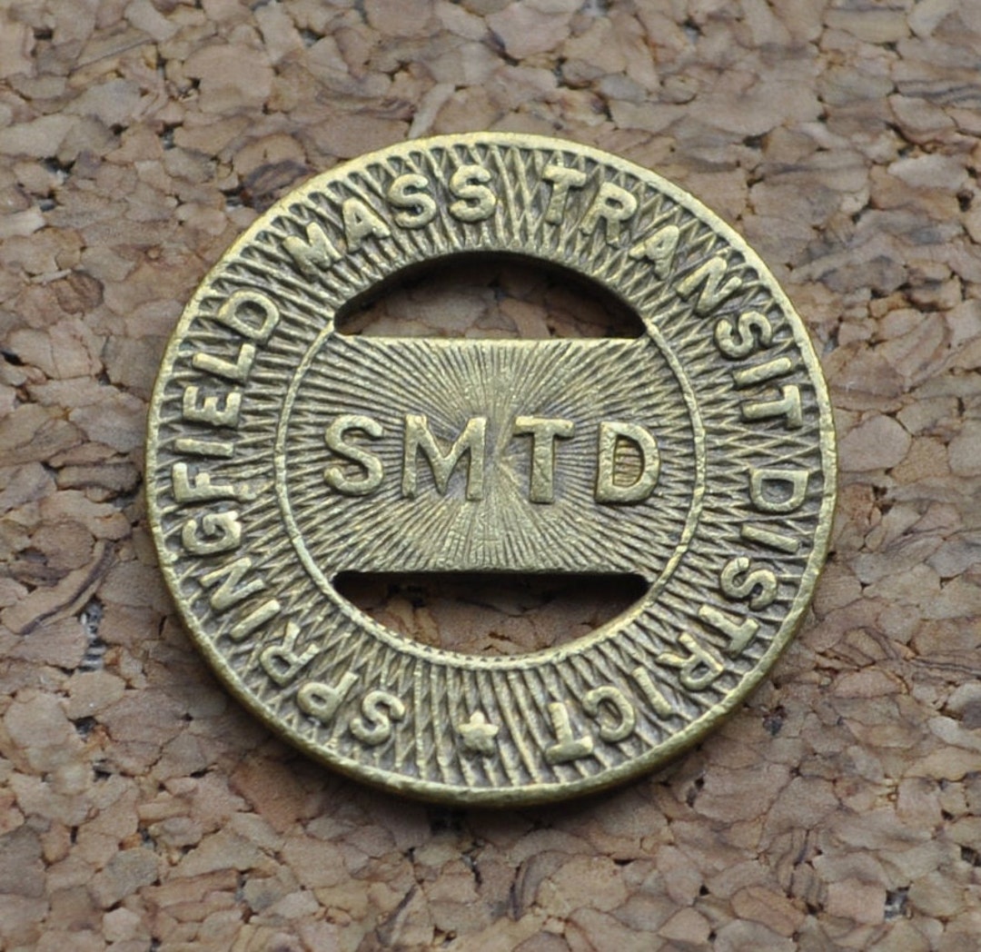 Springfield Illinois Mass Transit Token SMTD Springfield - Etsy