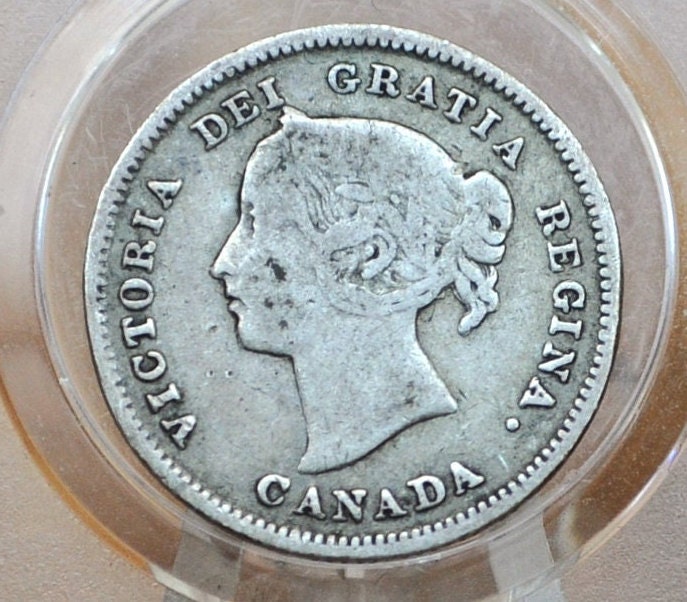 1888 Canadian Silver 5 Cent Coin - Choose by Grade, Low Mintage Date ...