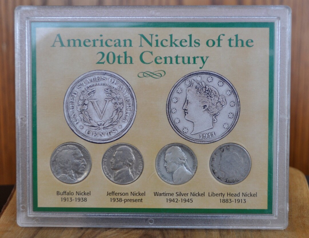 American Nickels of the 20th Century Collection Silver War Nickels ...