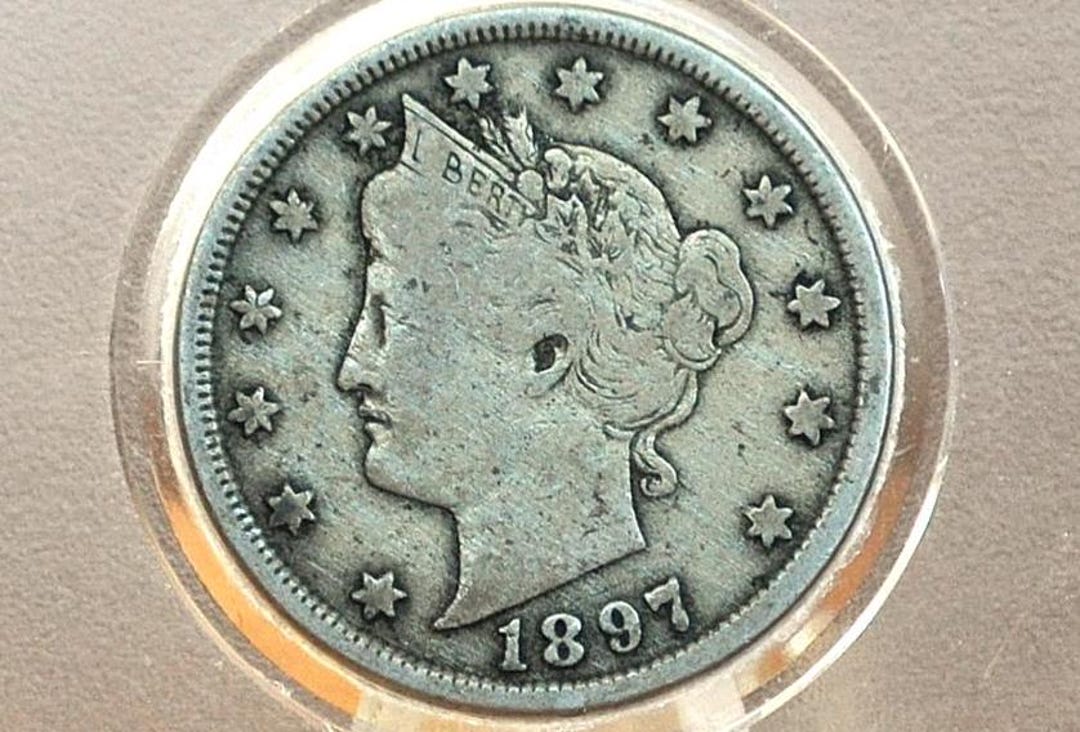 1897 Liberty Head Nickel - 1897 V Nickel - Philadelphia Mint - Etsy