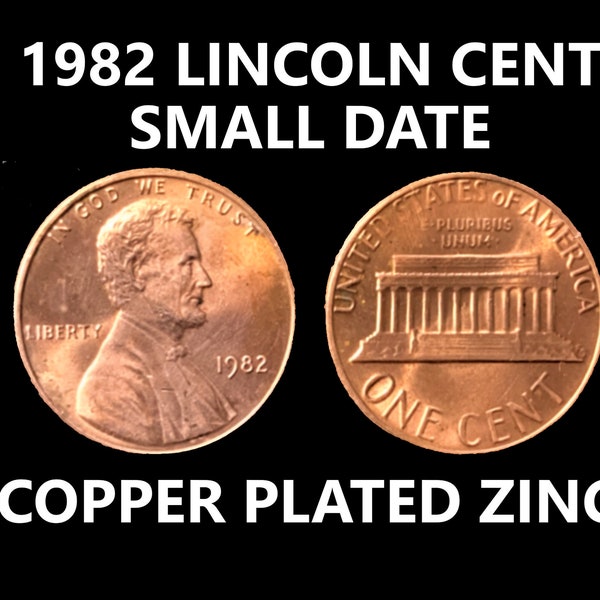 1982 Penny Small Date - Etsy
