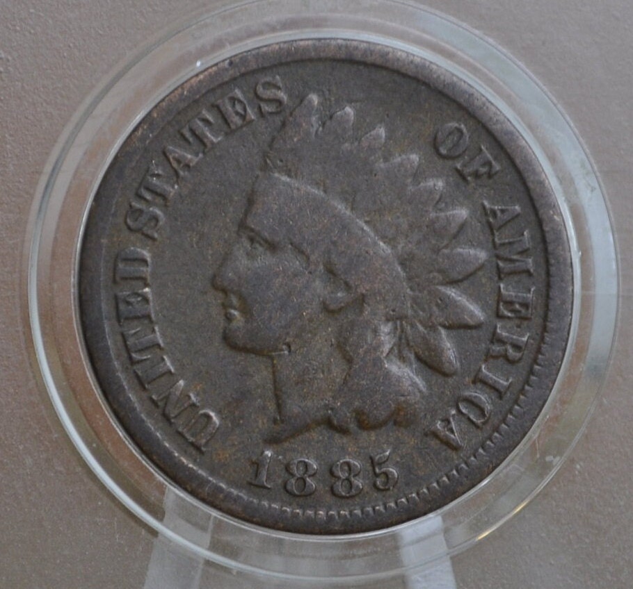 1885 Indian Head Penny - Choose by Grade/condition - Rarest of the 1880 ...