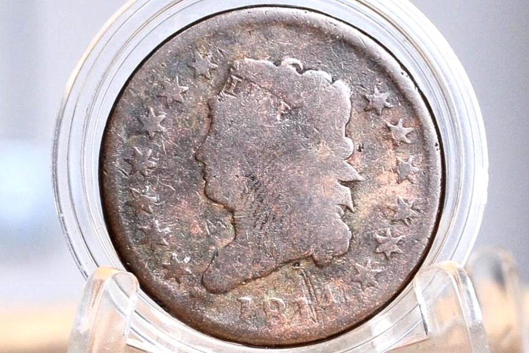 1814 Capped Bust Large Cent - G-VG (good/very) Details - Great Type ...