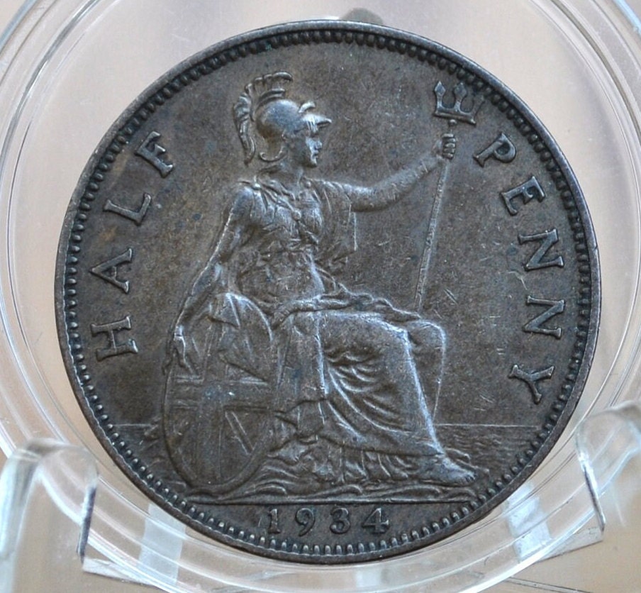Uk Half Pennies - Choose by Date - Great Britain Half Penny 1800s, 1910 ...
