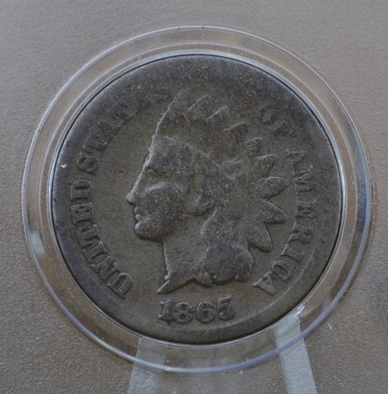 1865 Indian Head Penny - Choose by Grade - Civil War Era Coin - 1865 ...