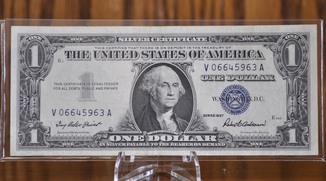 Fascinating 1 Dollar Silver Certificate 1957 Photos
