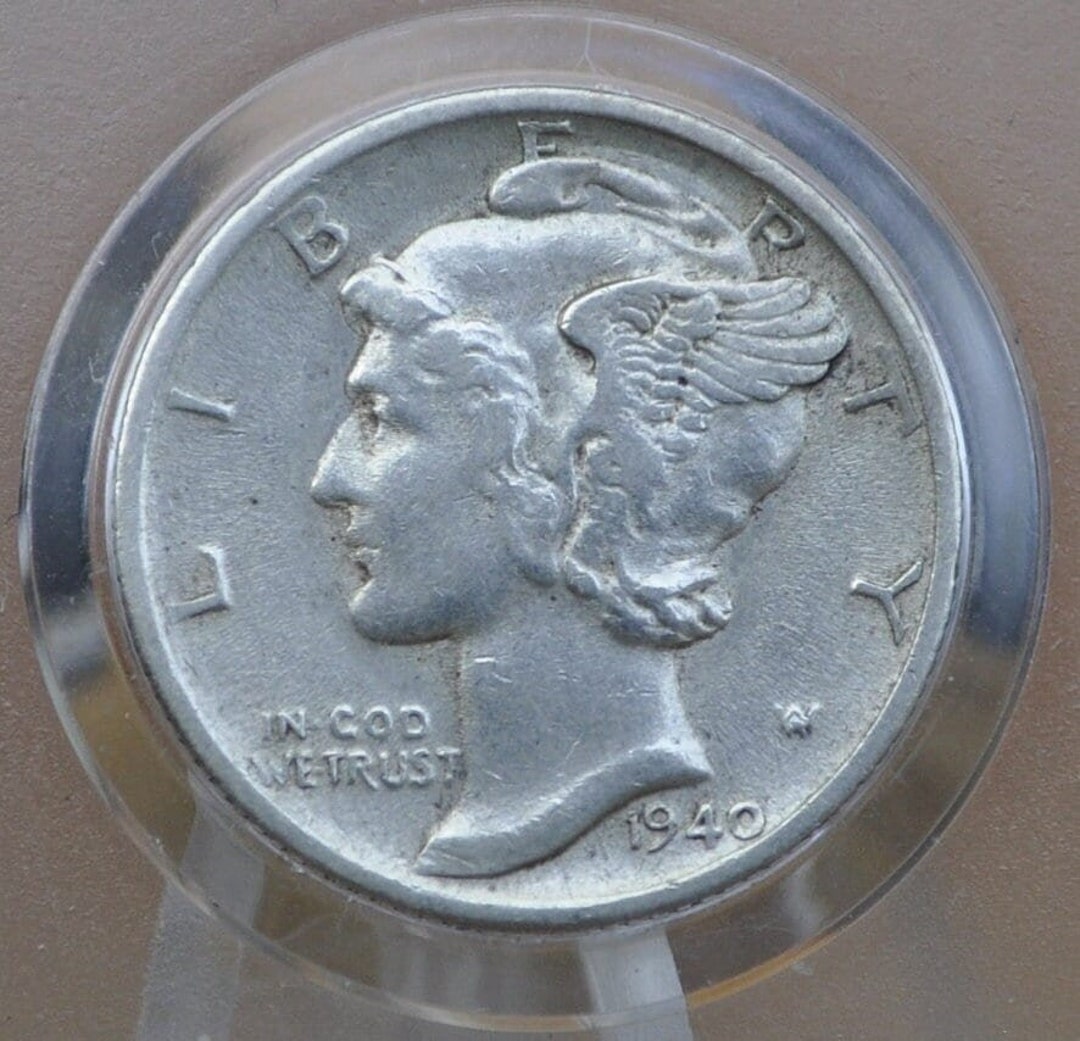 1940 Mercury Silver Dime Pds choose by Mint: P,D,S Xf-au extremely Fine ...