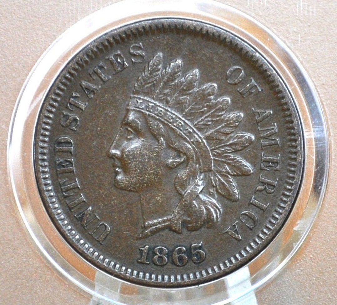1865 Indian Head Penny - Choose by Grade - Civil War Era Coin - 1865 ...
