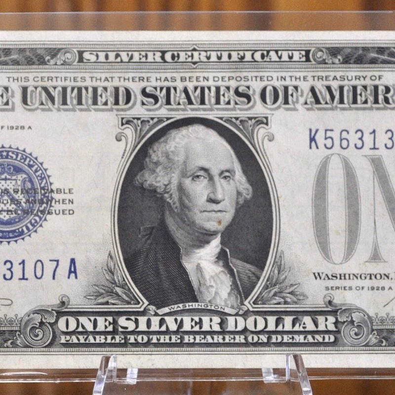 Back of a One Dollar - Etsy