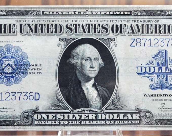 1923 Silver Certificate Horseblanket Note 1 Dollar Bill - Choose by ...