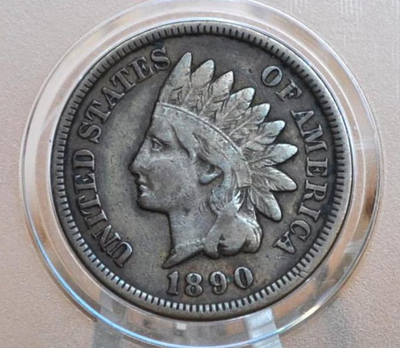 1890 Indian Head Penny - Good Date - Choose by Grade / Condition ...