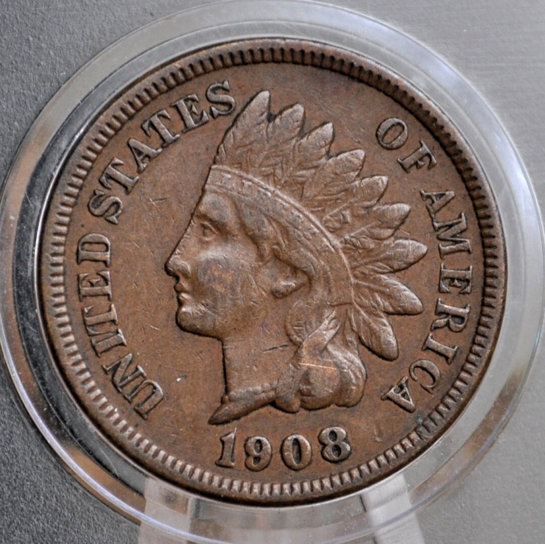 1908 Indian Head Penny - Choose by Grade / Condition - Philadelphia ...