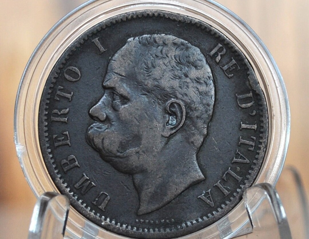 1894 Italian 10 Centesimi - Great Condition - 1894 10 Cent Coin Italy ...