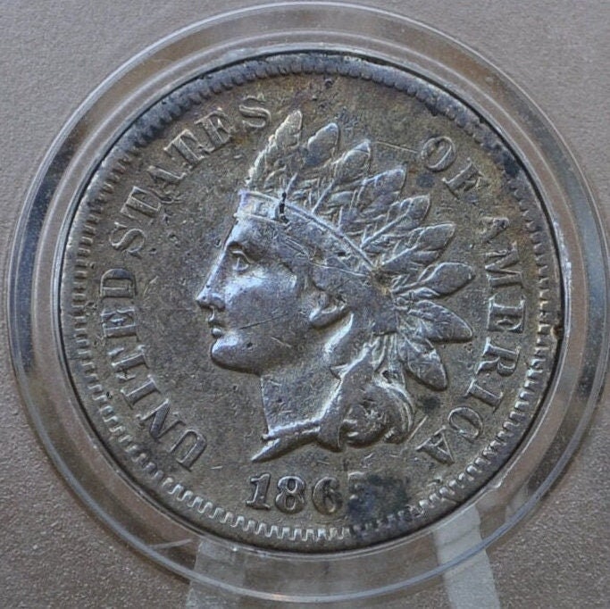 1865 Indian Head Penny - Choose by Grade - Civil War Era Coin - 1865 ...