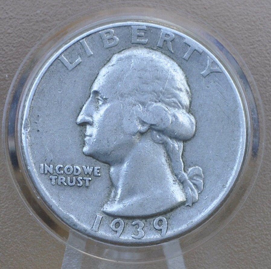 1939 Washington Quarter - Choose by Grade - Philadelphia Mint - 1939-P ...