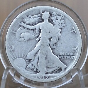 1917-S Obverse & Reverse S Walking Liberty Silver Half Dollar - Choose ...