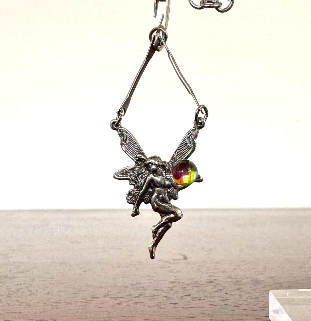 Beautiful Mythical Fairy Dichromatic Glass Ball Charm - Dichromatic ...