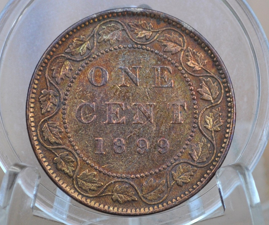 1899 Canadian One Cent - XF (extremely Fine) Condition - Queen Victoria ...