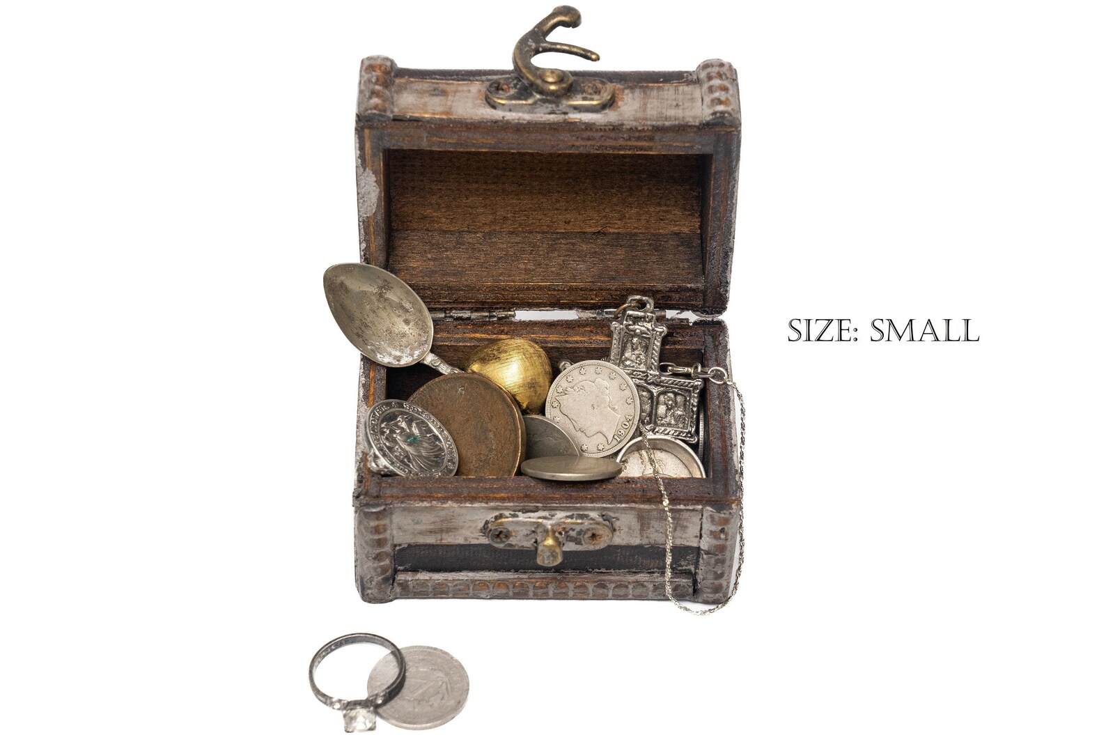 Treasure Chest Filled With Real Silver Jewelry Old and - Etsy