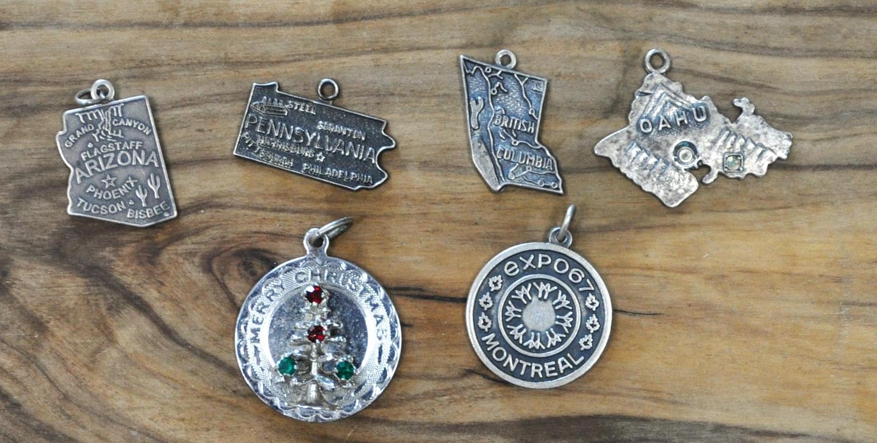 MORE Vintage Sterling Silver Charms! Choose by Charm! Travel Charms ...