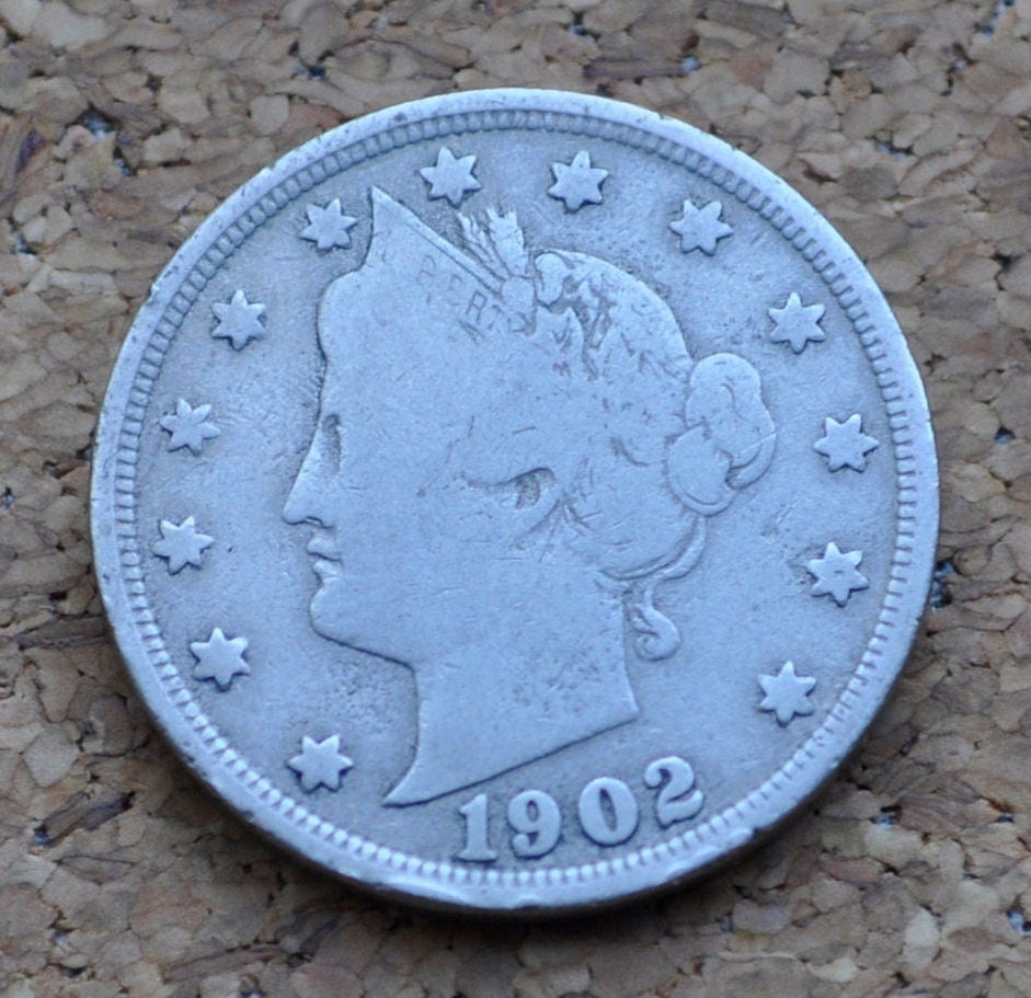 1902 Liberty Head Nickel - V Nickel - Choose by Grade / Condition ...