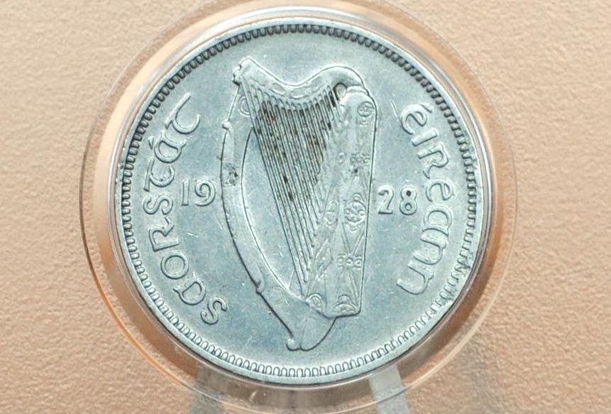 Irish 6 Pence Coins - Great Conditions, Choose by Date! - 1928 Irish ...
