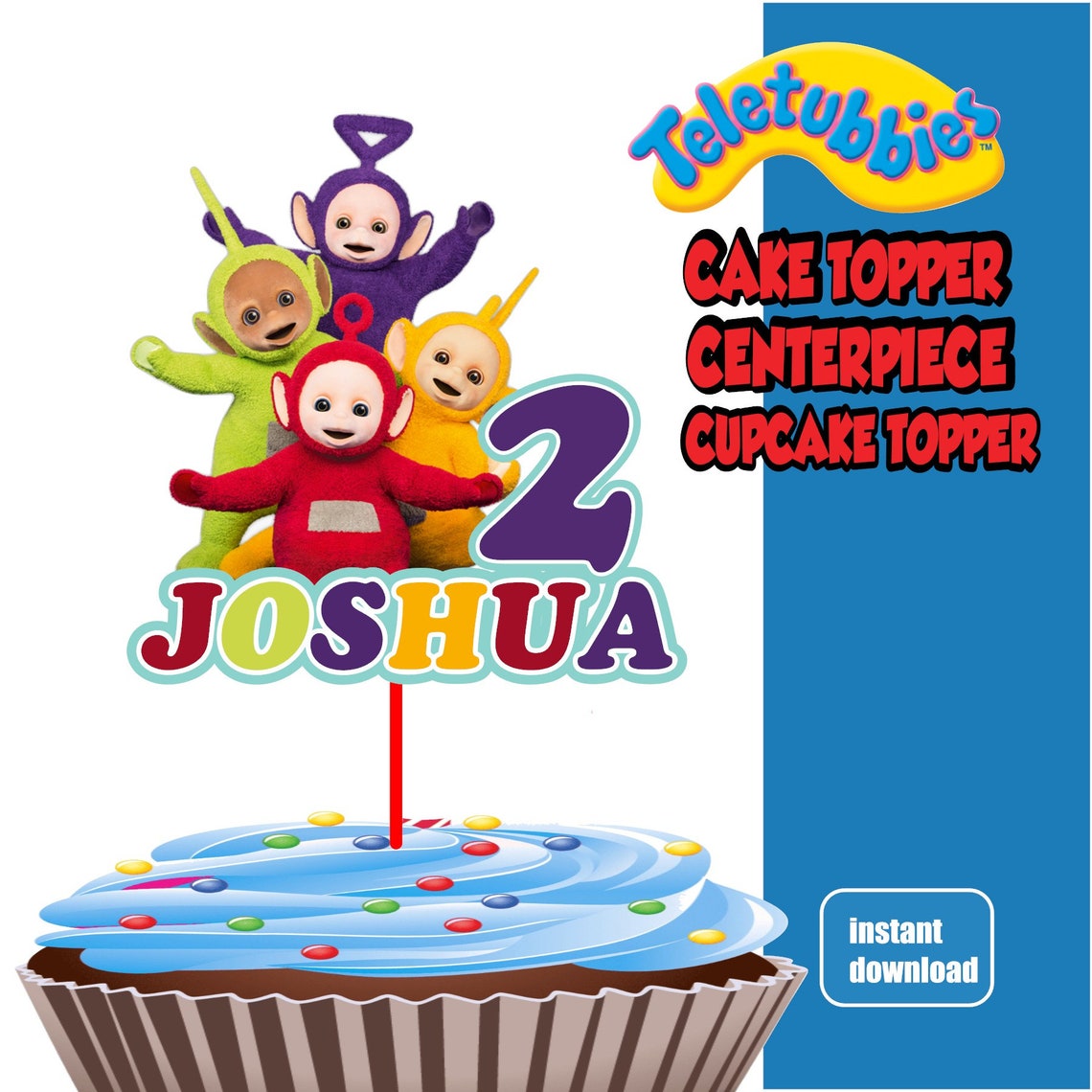 Teletubbies Cake Topper Teletubbies Cake Teletubbies | Etsy