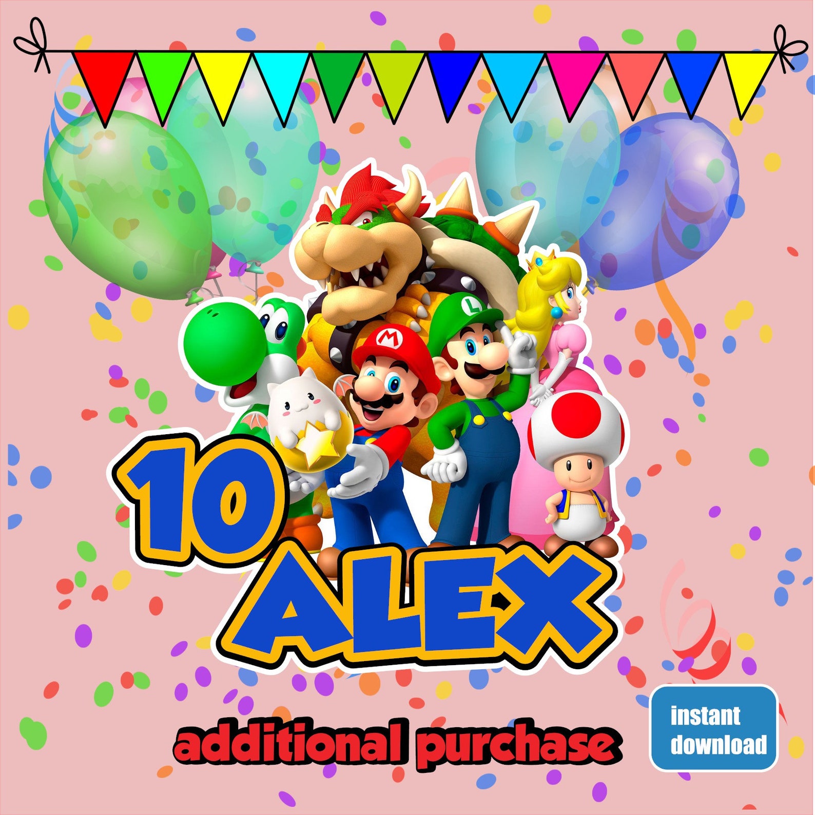 Mario Kart Invitation Super Mario Invitation Mario Kart Etsy mario-kart-invitation-super-mario-invitation-mario-kart-etsy