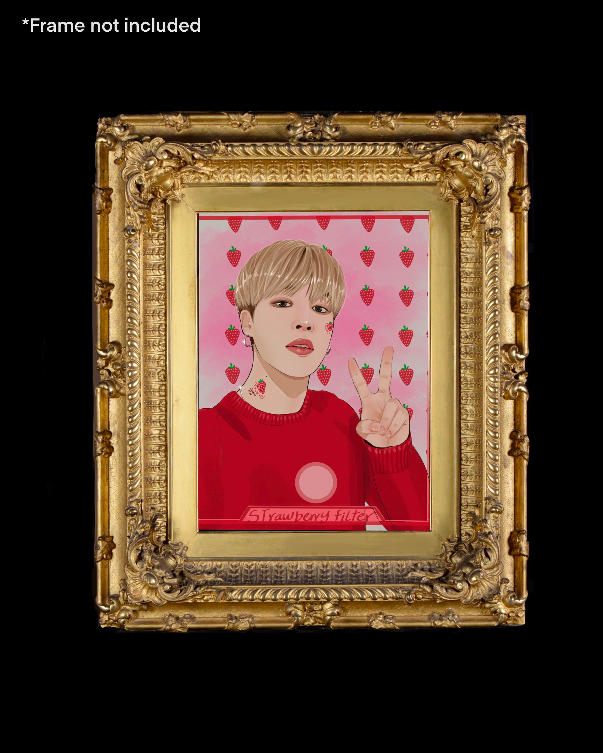 BTS Jimin Fanart Print Cute Jimin Fan Art Print BTS Army | Etsy