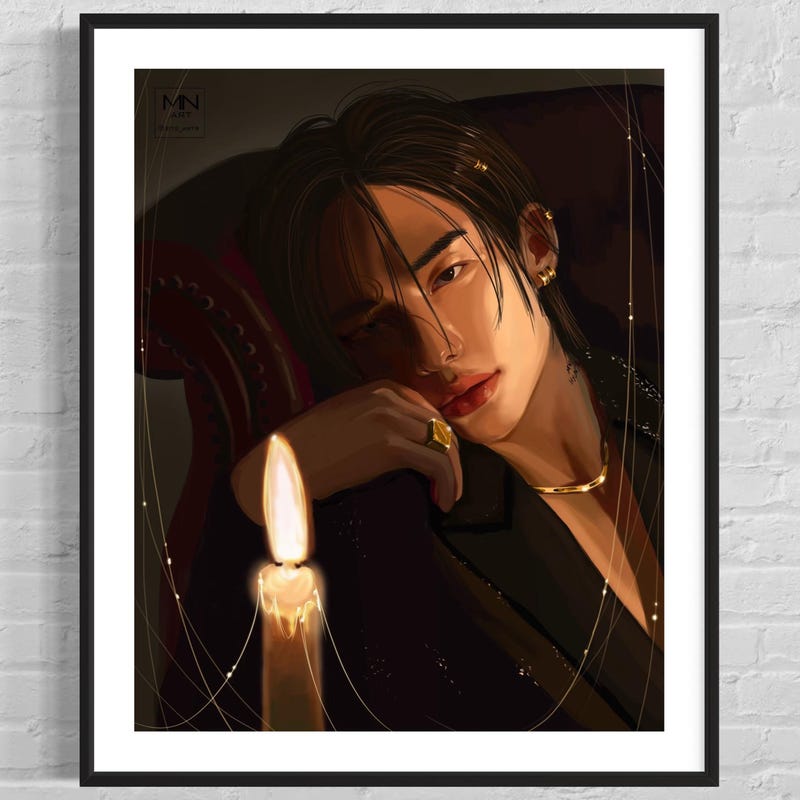 Hyunjin Fanart - Etsy