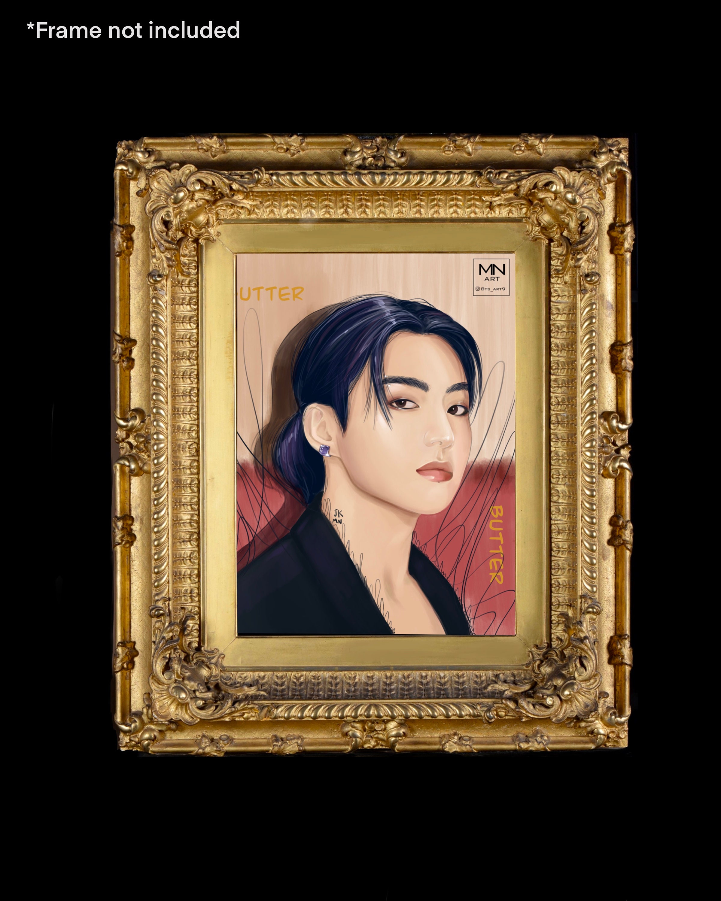 Bts Jungkook Fan Art Bts Jk Art Jungkook Fan Art Bts - Etsy