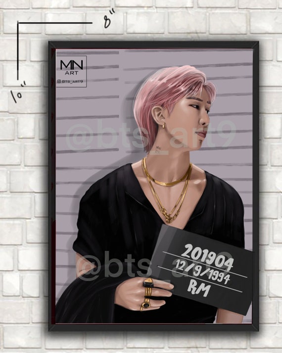 Bts RM Butter fan art Bts RM fan art Bts RM digital art Bts | Etsy