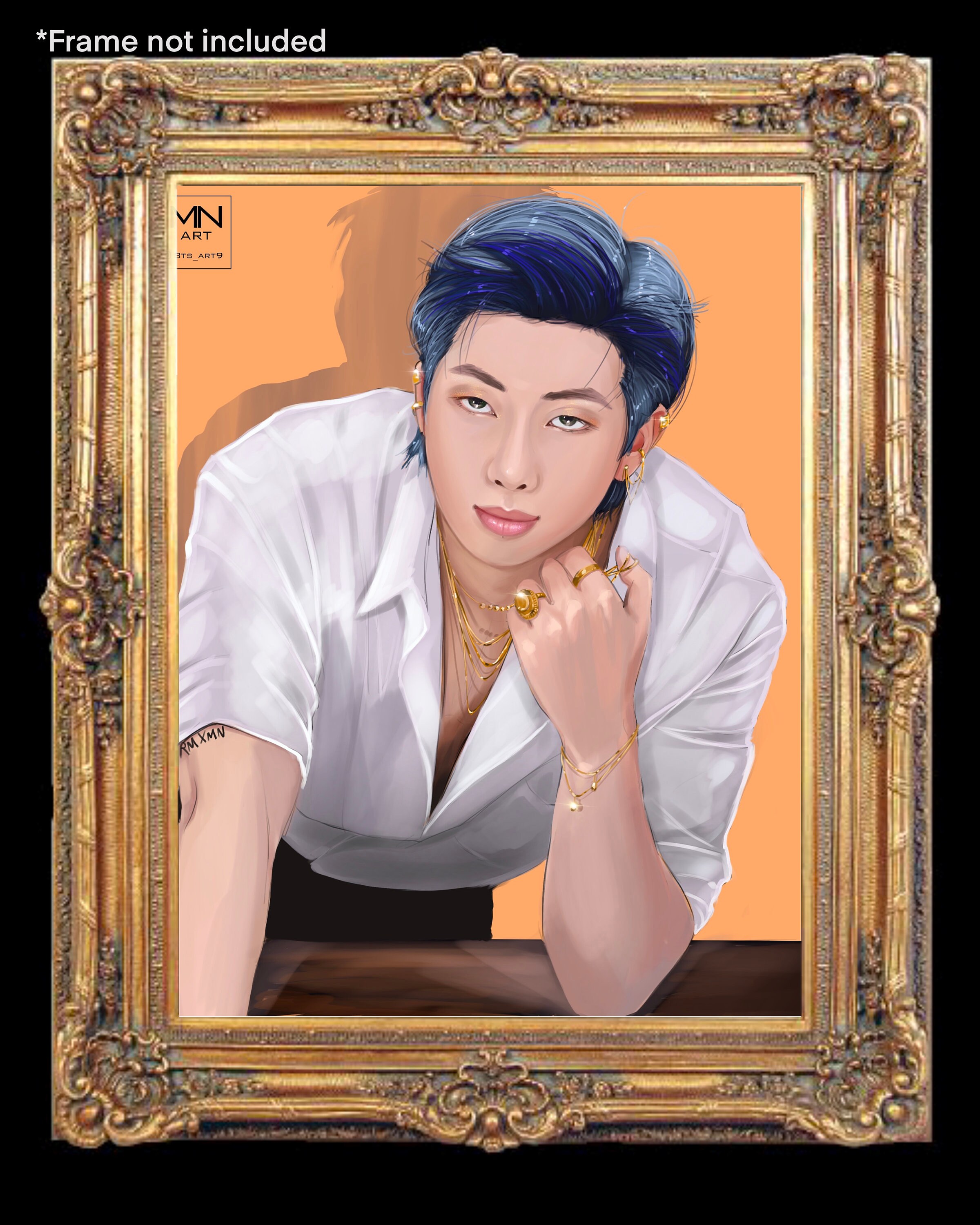 Bts RM Art Print Kim Namjoon Art Print Bts Prints Christmas - Etsy
