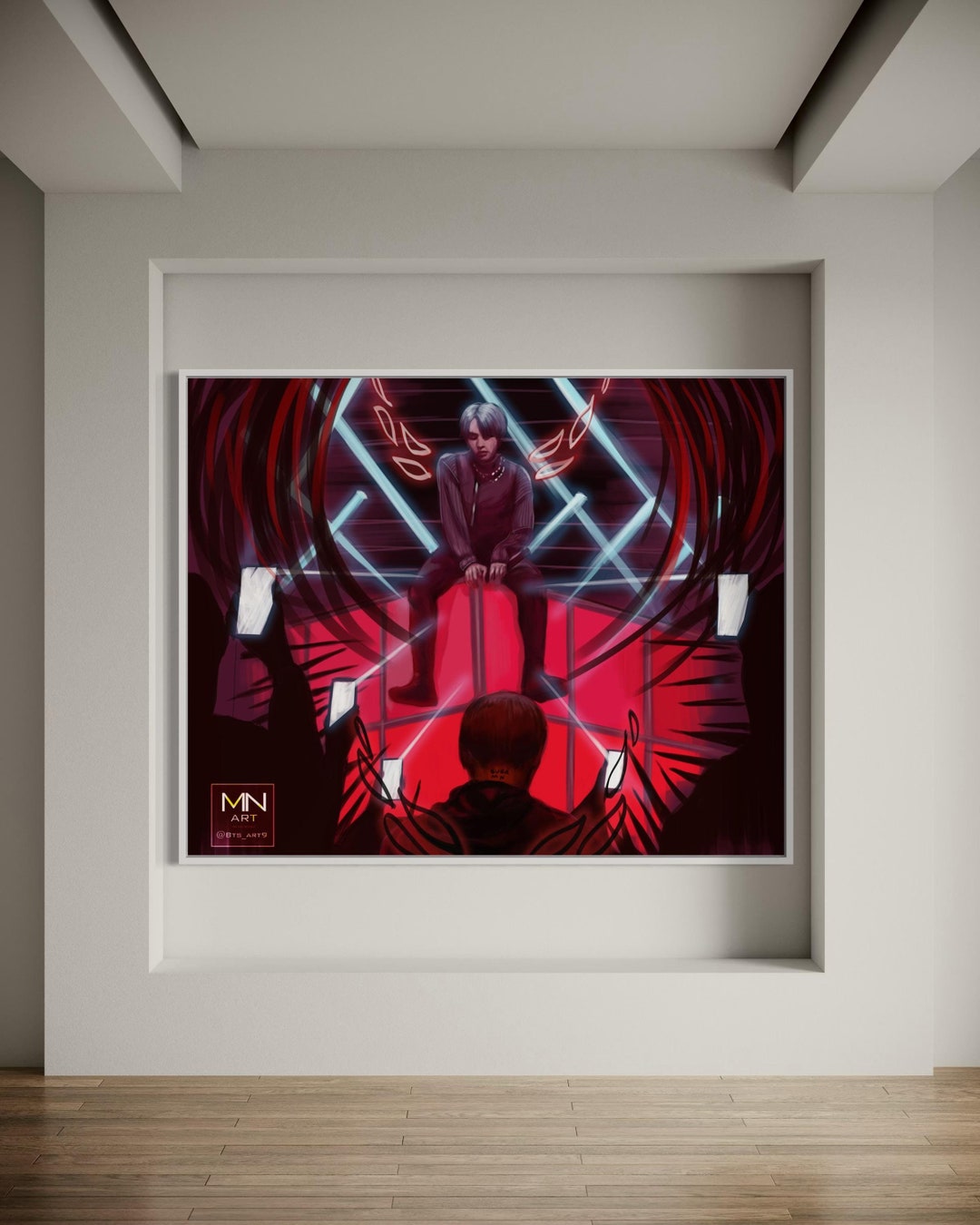BTS Suga Shadow Fanart Prints | Kpop Fanart of BTS Min Yoongi ...