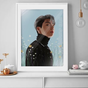 BTS JK Fanart, Jk Fan Art, Jk Art Print, Bts Jungkook Art Print, Bts ...
