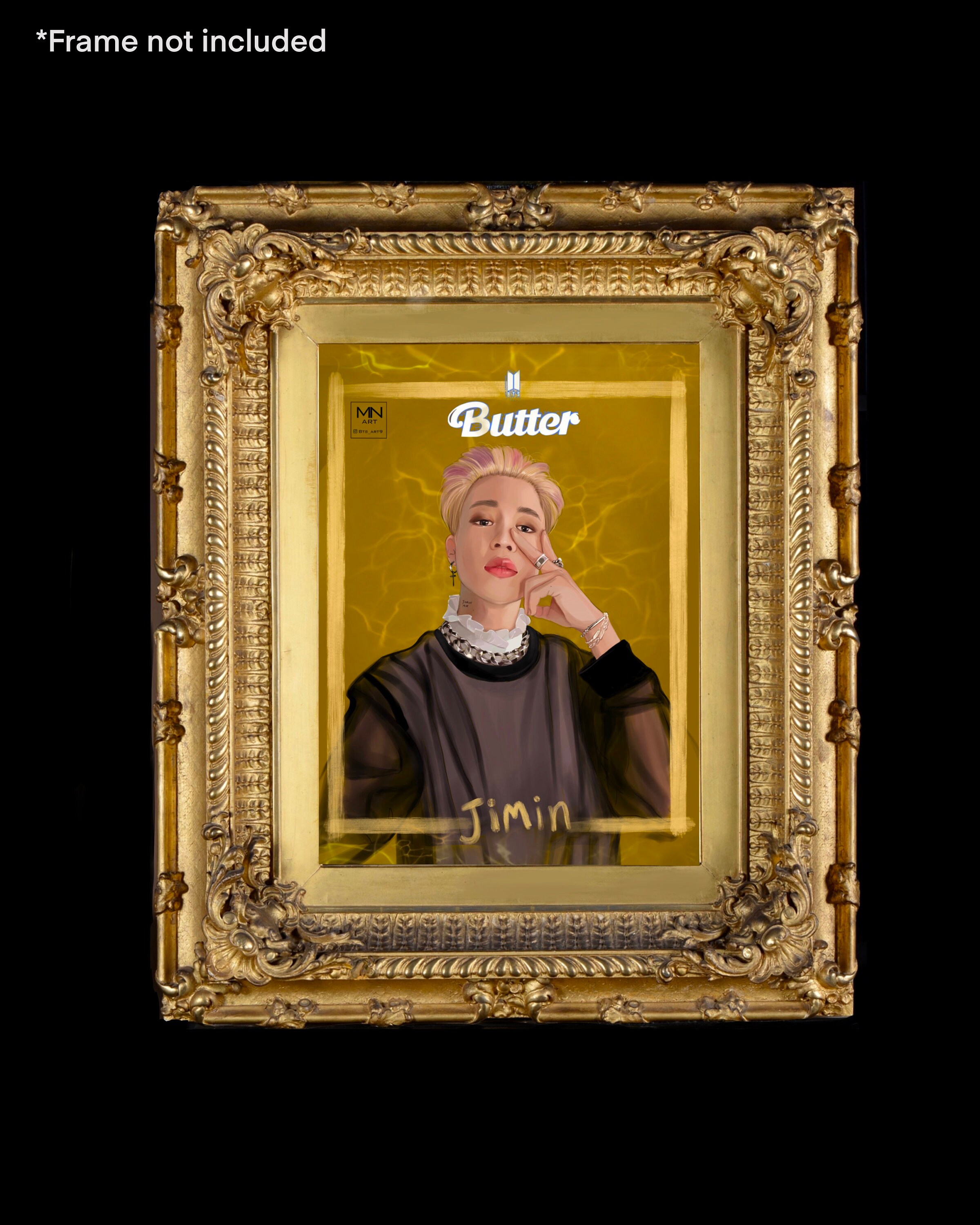 Bts Butter Jimin Fanart Bts Jimin Art Print Bts Butter - Etsy