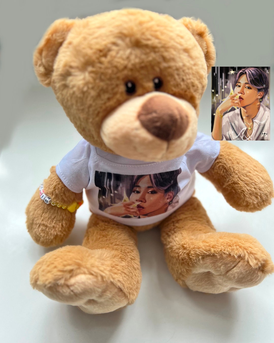 BTS Themed Bears Bts Fanart Bts Gifts Bts Army Gifts Bts - Etsy