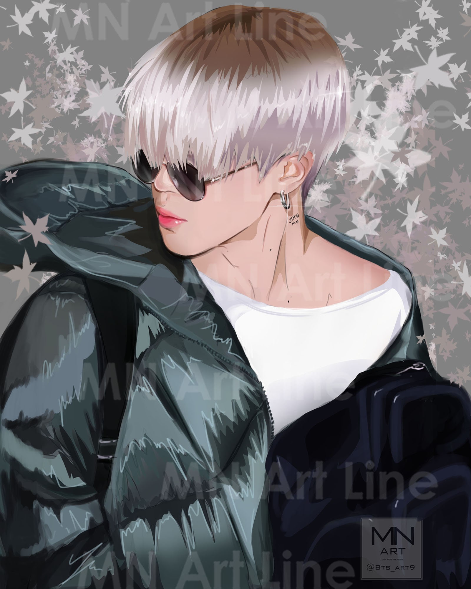 BTS Jimin Art Print Kpop BTS Jimin Fanart Print Kpop Fan - Etsy