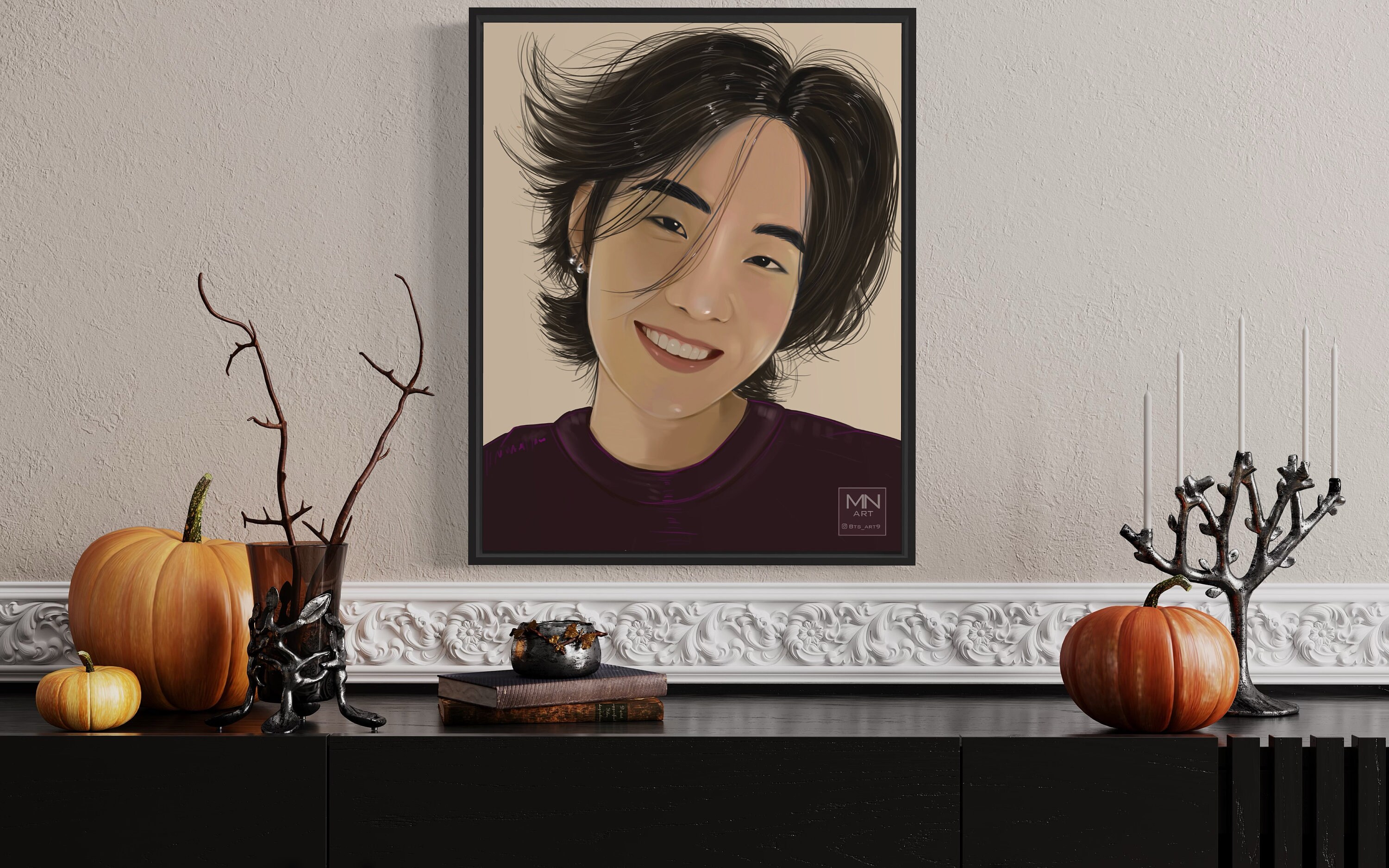 BTS Suga Fanart, Bts Suga Art, Bts Fanart, Suga Fanart, Suga Digital ...