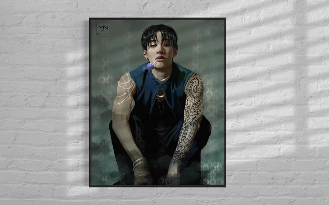 Bangchan Fanart, SKZ Fanart Print, Straykids Fanart Prints, Bangchan ...