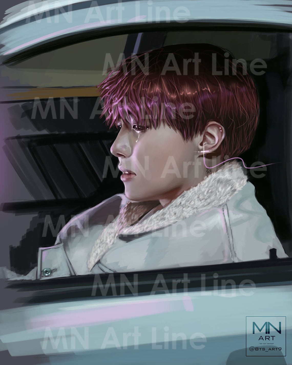 BTS J-hope Art Print Kpop BTS Jhope Fanart Print BTS | Etsy