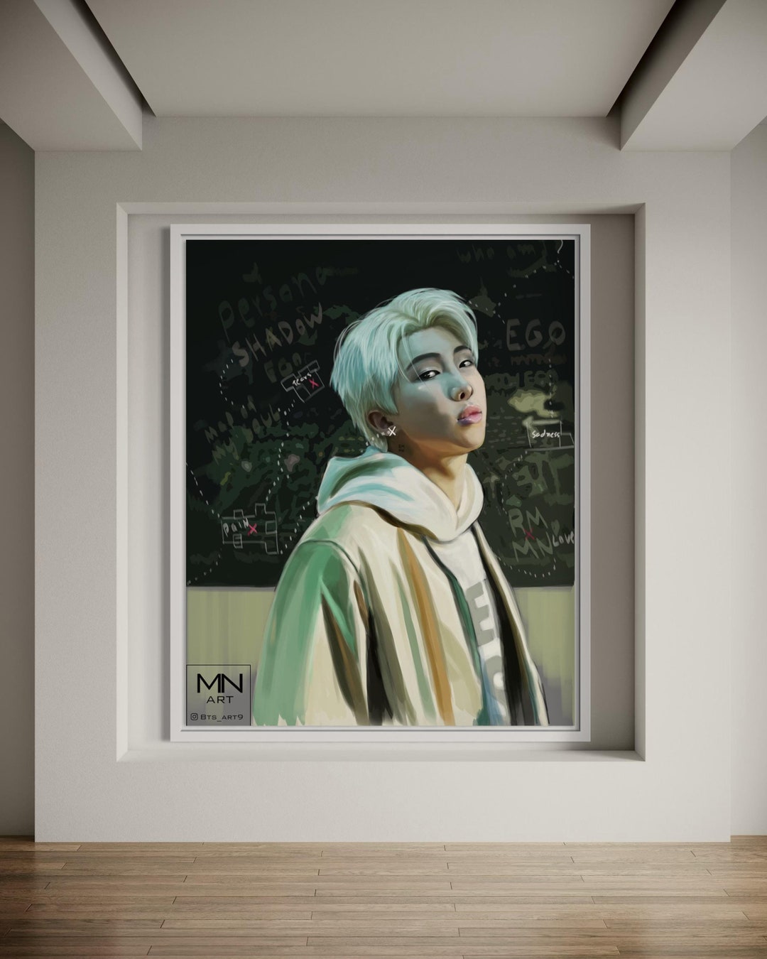 BTS RM Persona Digital Fanart Print | Kpop BTS Rm Digital Fan Art Print ...