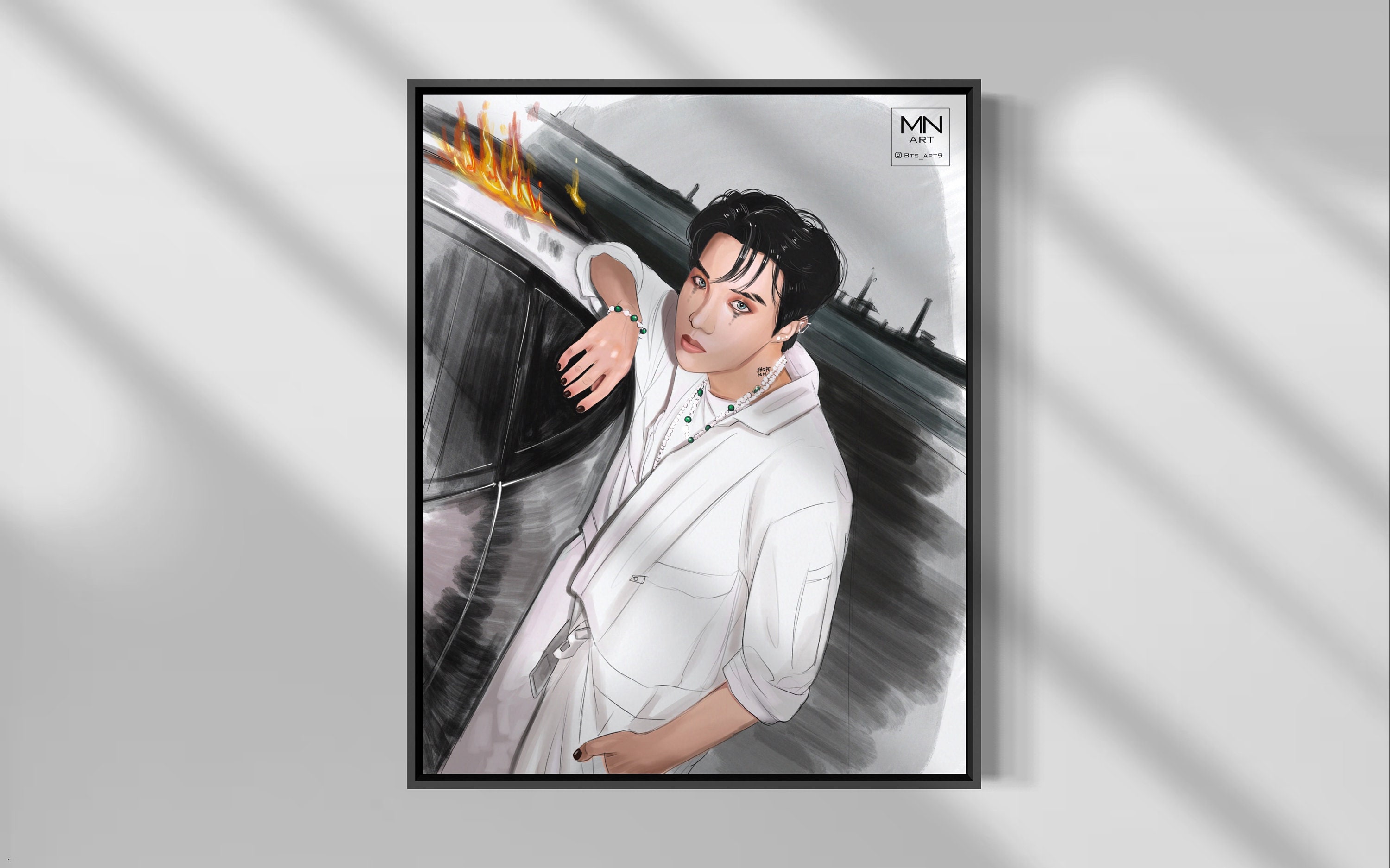 BTS Jhope Arson Art Print Bts Jhope Jack in the Box Jack in - Etsy